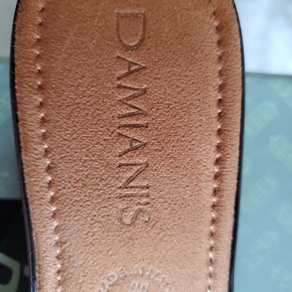 Damiani | Shoes | Damiani Italian Leather Camel Wedge Sandals | Poshmark
